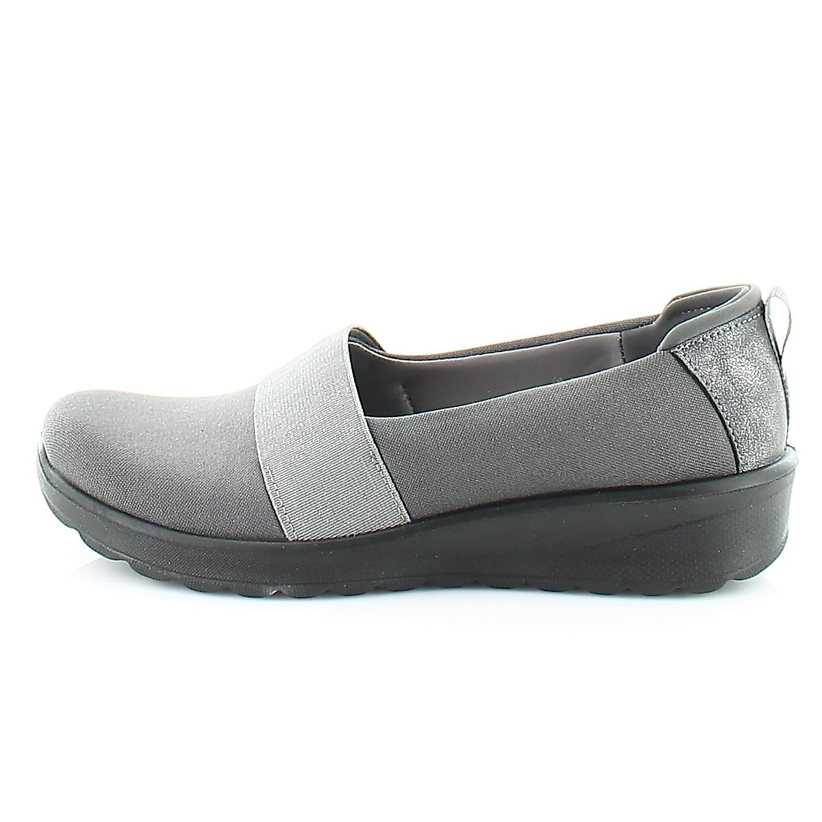 BZees Womens Gracie Slip On Granite Grey 8 M