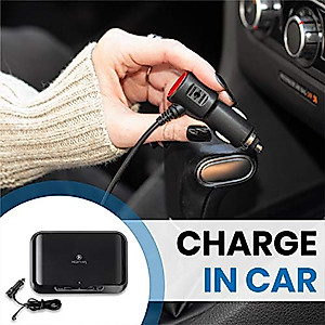 Medify MA-CAR Air Purifier with H13 HEPA filter - a higher grade of HEPA | Car Purifier | 99.9% Removal in a Modern Design | Black