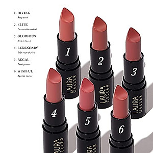 LAURA GELLER NEW YORK Modern Classic Lipstick - Glorious - Ultra-Rich Color - Luxurious and Lightweight - Cream Finish