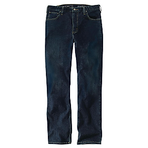 Carhartt Men's Rugged Flex Straight Fit 5-Pocket Tapered Jean, Erie, 32W X 30L
