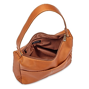 Le Donne Leather Addison Hobo – Premium Full Grain Colombian Leather Shoulder Bag - 11”x8.5”x3” (BLACK)