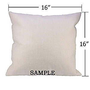 HGOD DESIGNS Shark Pillow Case,Funny Animal Blue Shark Holding Bloody Free Kiss Sign Cotton Linen Polyester Decorative Home Decor Sofa Couch Desk Chair Bedroom 16x16inch