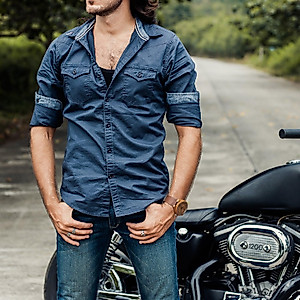 CUCOL Mens Wooden Watches Brown Cowhide Leather Strap Casual Watch for Groomsmen Gift with Box