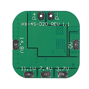 MELIFE 4PCS 4S 20A 14.8V Lithium for 18650 Battery BMS PCM Protection PCB Board Module 16.8V with Overcharge Over Discharge Short Circuit Protection