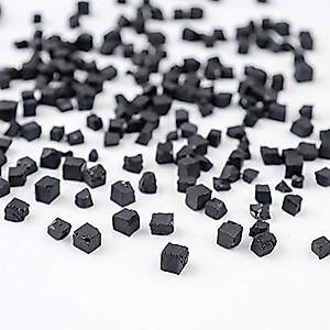 OdrillionGems 30carats Raw Black Spinel Stones, Natural Rough Gemstones and Crystals, DIY Handcraft, Jewelry Making, Healing Crystals, Loose Stones Wholesale Bulk Lot