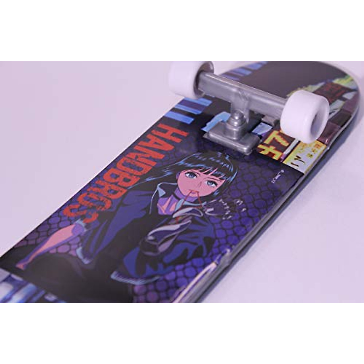 HANDBROS Handboard Skateboard 27cm 10.5 inch Tech Large Finger Board W/Grip 'HANIME'