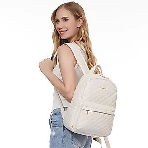 LOVEVOOK Mini Backpack for Women Fashion Quilted Small Backpack Purse Ladies Leather Backpacks, Waterproof Backpack Purse for Work Travel Daily