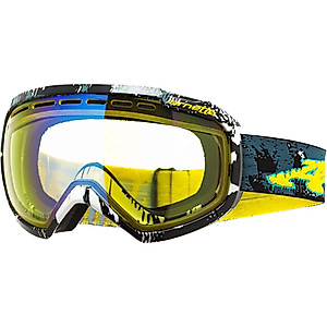 ARNETTE SKYLIGHT SNOW GOGGLES AN5004 FOR SKIING AND SNOWBOARDING (Horror Mummy w/ Bright Lemon Chrome Lens)