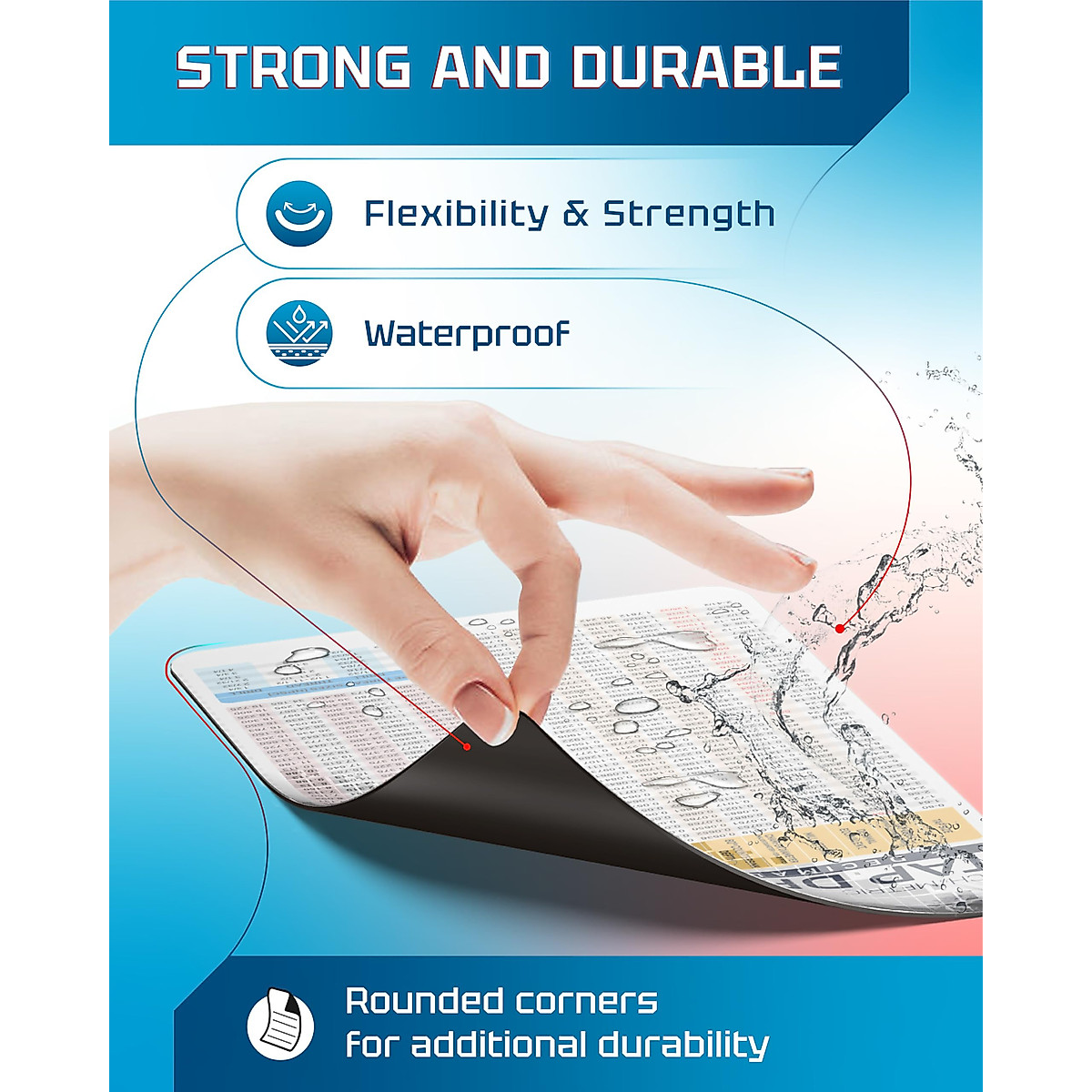 Useful Magnets Inch Metric Tap Drill Sizes Flexible Chart | Decimal Equivalents Magnetic Chart for Garage CNC Shop | Waterproof Comprehensive Guide Tool Posters 12" X 16"