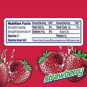 Mentos Chewy Mint Candy Roll, Strawberry, Non Melting, Party,15 Count (Pack of 1)