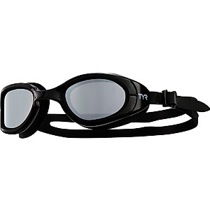 TYR Special Ops 2.0 Swim Goggles with Polarized, Anti-Fog Lenses, for Men and Women, Black