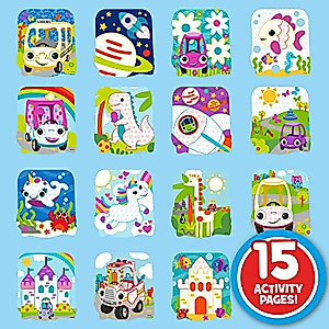 Little Tikes Dot Art Pad & Dot Markers, Spiral-Bound Activity Painting Pad, Travel-Friendly Art Dabbers, Little Tikes Birthday Party, Great Mess-Free Toddler Toys for Kids Ages 3, 4, 5, 6