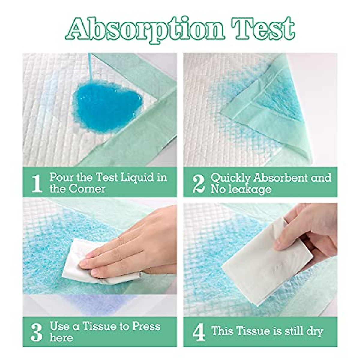 MILDPLUS Disposable Underpads with Adhesive Strips 30X36 (30 Count) and 23X36 (40 Count) Heavy Absorbency Incontinence Pads, Waterproof Pee Pads, Thicker Chux Pads for Unisex Adult, Kids and Pet