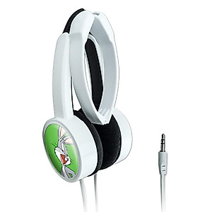 GRAPHICS & MORE Looney Tunes Bugs Bunny Novelty Travel Portable On-Ear Foldable Headphones