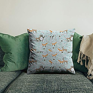 ARTIBETTER Quilted Fabric 25cm X 25cm Animal Cotton Fabric Bundles Fat Quarters Fabric Squares Precut Fabric Scraps Sewing Patchwork for Quilting DIY Scrapbooking 8pcs Quilt Fabric