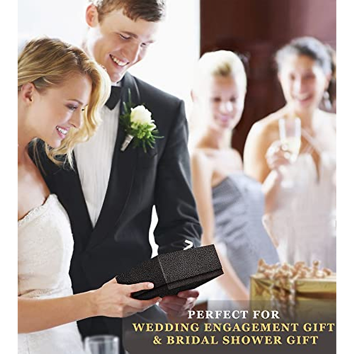 LE CADEAU Bridal Shower Gift, Engagement Gifts for Her, Wedding Gifts for Bride, Unique Bride to Be Gifts Box, Bachelor Gifts for Bride, Reed Diffuser Bottle, Scented Candle