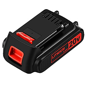 LBXR20 20 Volt 3.0Ah Replacement Battery Compatible with Black and Decker 20V Lithium Battery Max LB20 LBX20 LBXR2020-OPE LBXR20B-2 LB2X4020 LST220