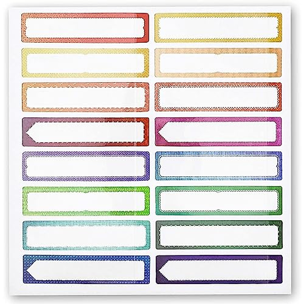 Juvale 208-Pack Waterproof Name Date Labels for Daycare, Baby Bottles, Assorted Colors, 2.5 x .5 inches