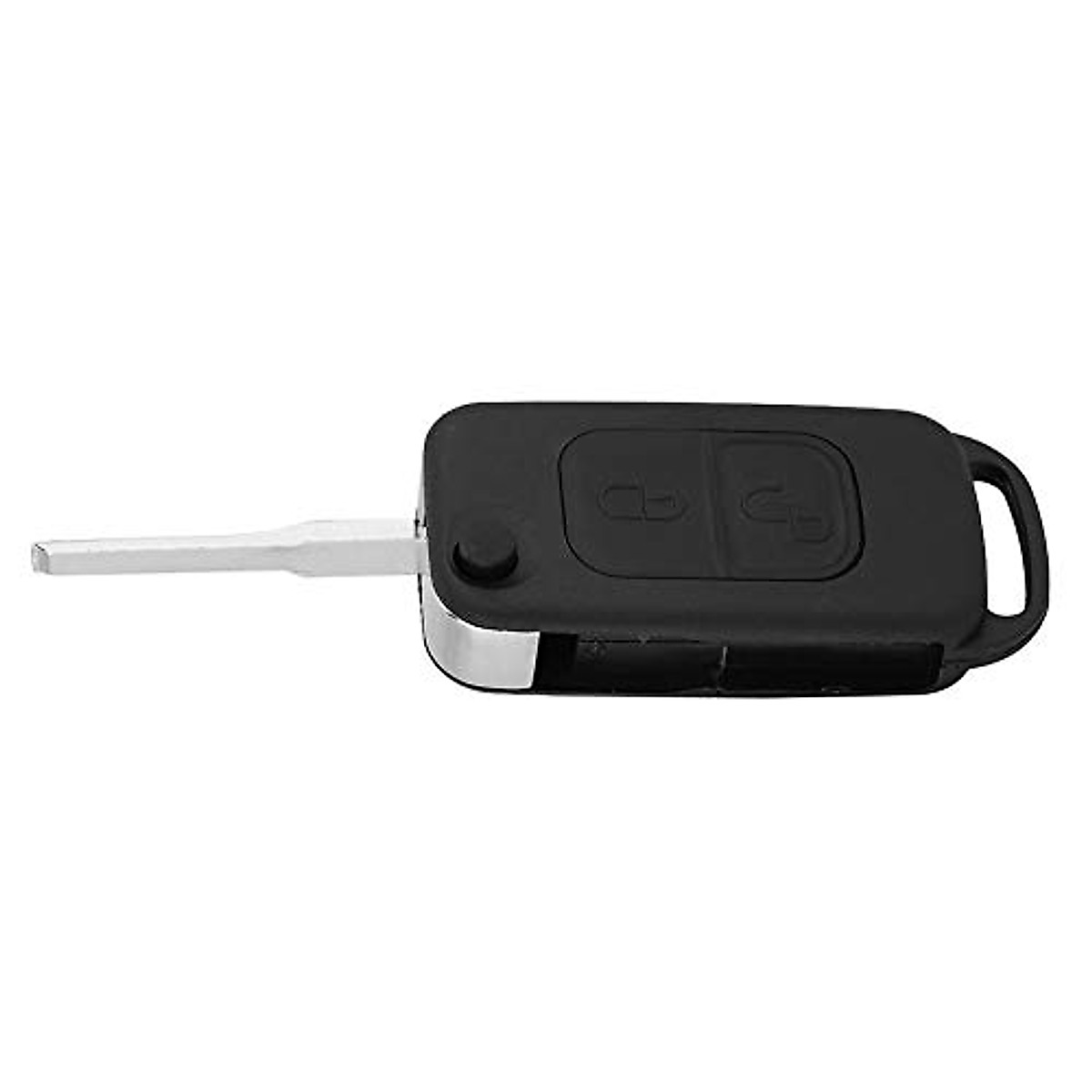 Suuonee Key Fob Case, 2 Button Remote Flip Key Fob Case Shell Cover Fit For SLK Class E113 ACES W168