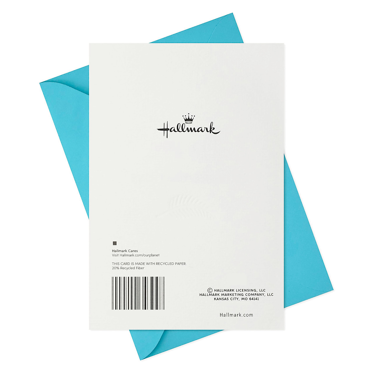 Hallmark Congratulations Card or Graduation Card (Fern Pattern)