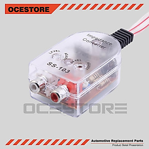 OCESTORE Add A Subwoofer Amplifier Wire Harness Comes with an Inline Converter for F150 F250 F350 F450 F550 Edge Escape