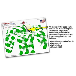 WraptorSkinz Skin Wrap compatible with Sony PS5 DualSense Controller Boxed Green (CONTROLLER NOT INCLUDED)