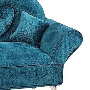 rockible Fashion Sofa Bed Jewelry Box Dollhouse Furniture Women Jewelry Case Jewelry Trinket Box for Bedside Table Living Room Closet Dresser Decor, Green