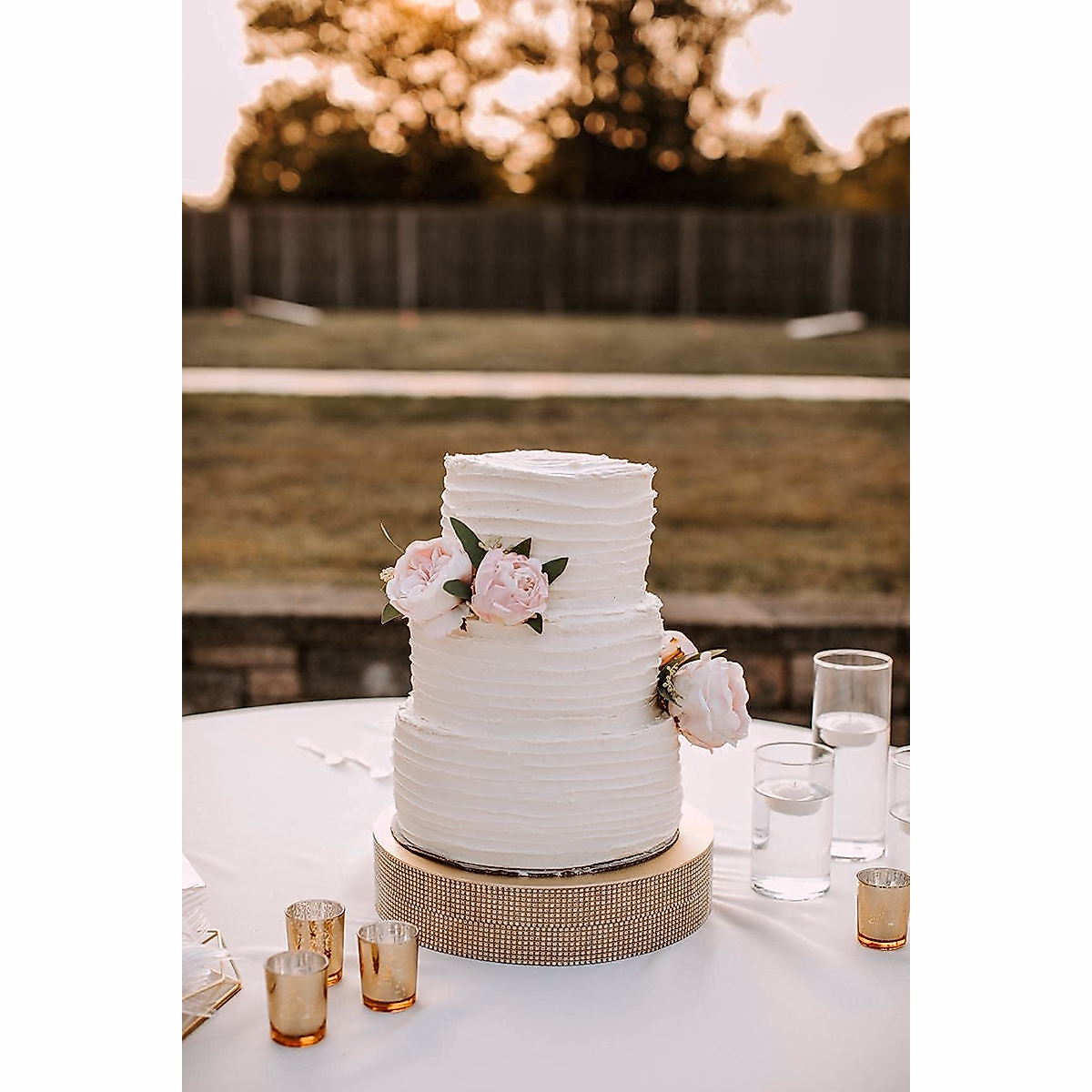 Volens Gold Votive Candle Holders Bulk, Mercury Glass Tealight Candle Holder Set of 12 for Wedding Decor and Home Decor