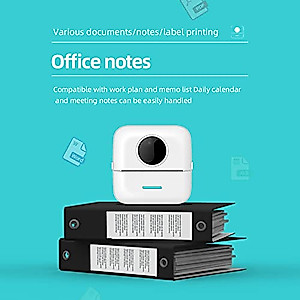 Mini Printe-R,Wireless Bluetooth Pocket Thermal Printe-R,Sticker Printe-R,Portable Notes Picture Printe-R Receipt Paper Print