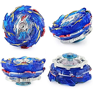 CombatGyro B-184 Launcher Bay Blades Toy Super King Booster B-174 Helios Volcano Starter Set LR Launcher Grip Metal Fusion God Bey Battling Tops Burst Gaming Toy Gift for Boys Age 4-7 8-12+