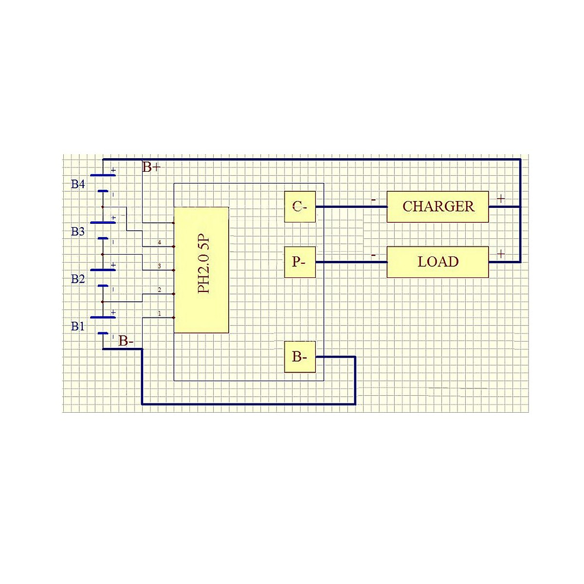 4S 100A 12V LiFePO4 Lithium Battery Board Iron LFP w/Board Charging Controller with Balancing Function (4S 100A 12V)