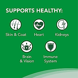 Nutramax Welactin Omega-3 Fish Oil Skin and Coat Health Supplement Liquid for Dogs, 120 Softgels