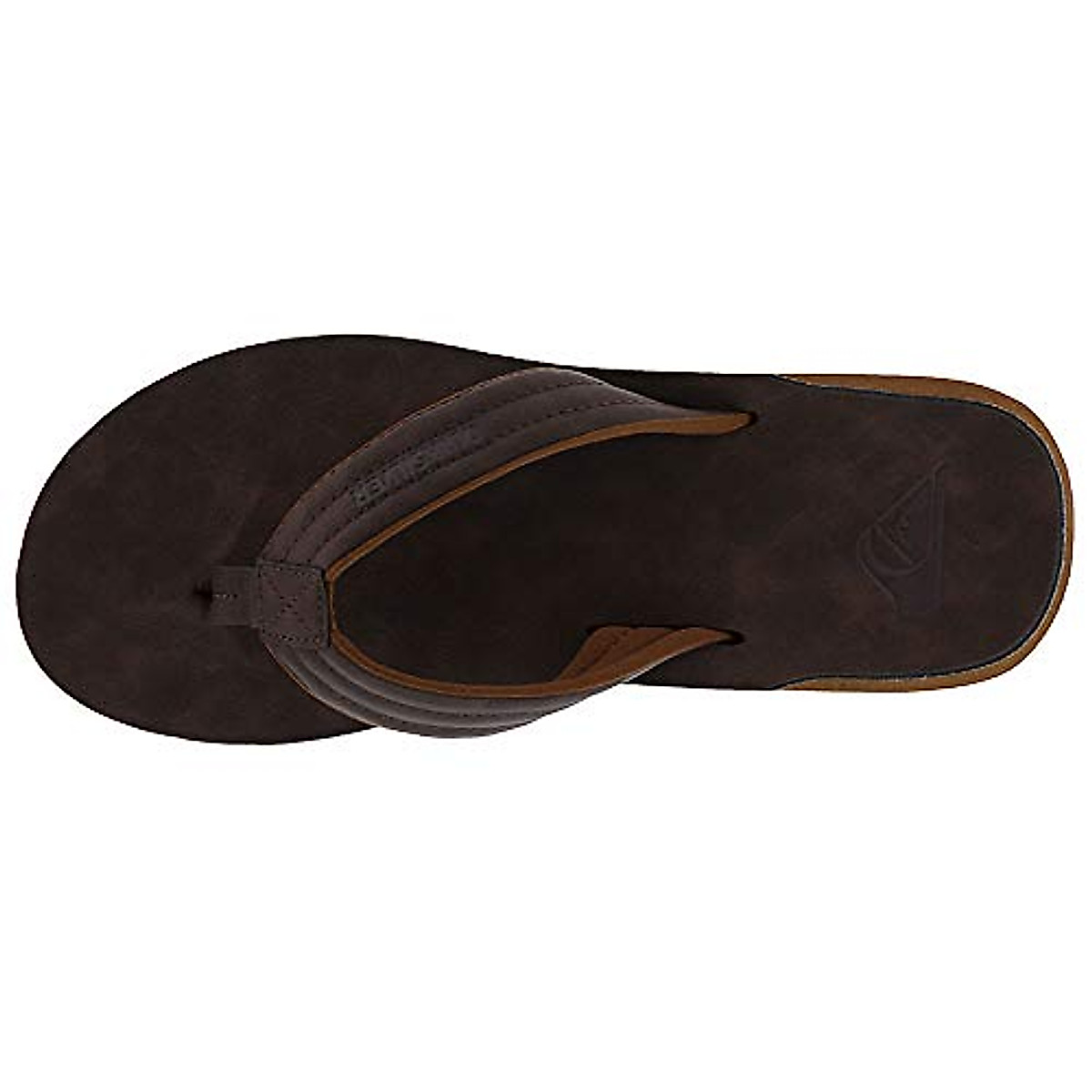 Quiksilver Men's Carver Nubuck Sandal, Demitasse/Solid, 9
