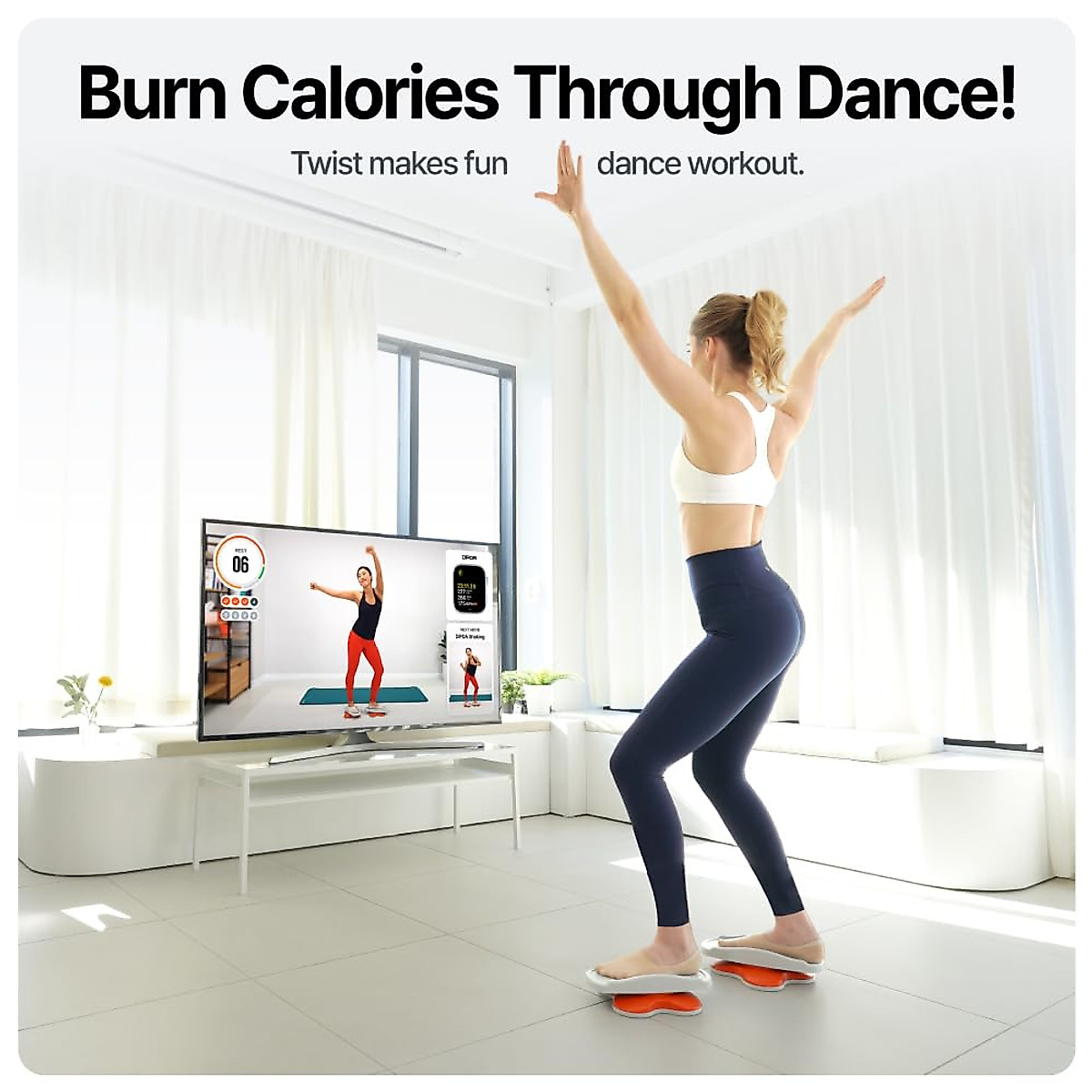 DIPDA- Compact Core Twisters for Home Gym - Workout Twist Boards for Exercise Twister | Twister Exercise Board | Ab Board Exercise Twister Board As Seen on TV | Twisting Waist Exercise Equipment