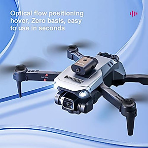 Rc Drones With Camera for Adults & Beginners Mini Drone with Dual 1080P Lens, Altitude Hold Headless Mode One Key Start, Rc Quadcopter Plane Fpv Drone Remote Control Airplane Cool Stuff (Black)