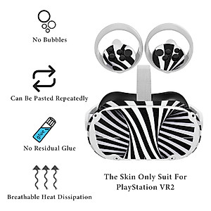 Geekria VR Headset & Controller Handle Skin Compatible with Meta Quest 2 Protective Cover, Protective Durable Scratch Resistant Quest 2 DIY Sticker
