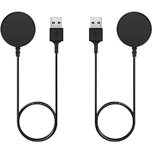 2 Pack Charger Compatible with Samsung Galaxy Watch 7/6/6 Classic/ 5/5 Pro/4/4 Classic/3/Active 2/Active Fast Charging, 3.3ft