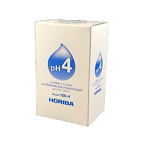 HORIBA 100-4 pH 4 Standard Solution +/- 0.02 pH (pH 4.01 @ 25° C) - 500mL Bottle