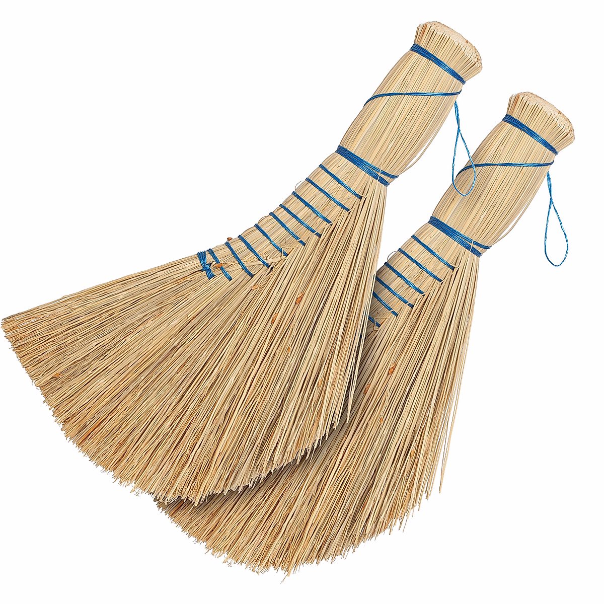 REDECKER Whisk Brush, Dutch-Style, Set of 2, 12-1/2 inches, Sturdy Hand Brush for Indoor and Outdoor Use, Stiff Bristle Design Easily Cleans Floor and Car Mats - Whisk Brushes - Stiff Whisk Broom