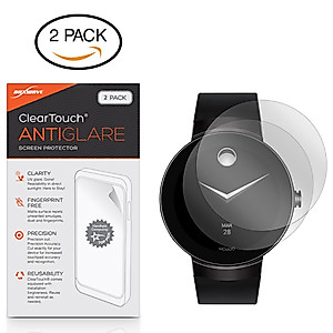 BoxWave Screen Protector Compatible with Movado Connect - ClearTouch Anti-Glare (2-Pack), Anti-Fingerprint Matte Film Skin for Movado Connect