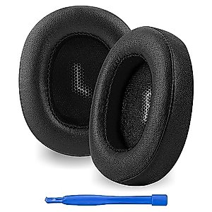Ear Pads for JBL E55BT Headphones Replacement Ear Cushions, Ear Covers, Headset Earpads (Protein Leather/Black)