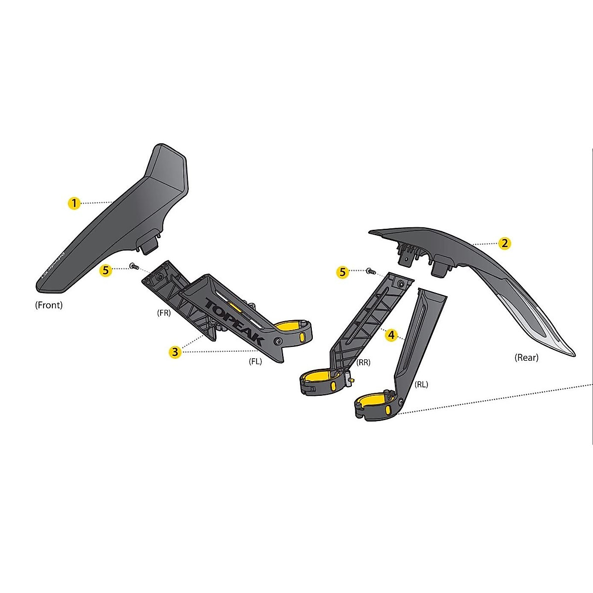 Topeak Front Mudguard Defender XC1