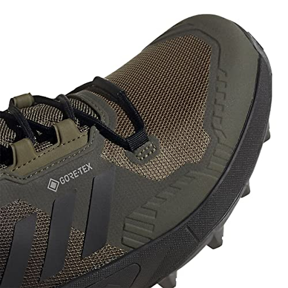 adidas Terrex Swift R3 Gore-TEX® Hiking Shoes Focus Olive/Core Black/Grey Five 10 D (M)