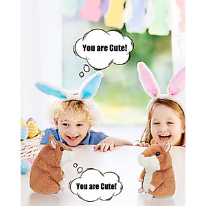 Ayeboovi Toddler Toys Talking Hamster Repeats What You Say Baby Toys Interactive Fun Toys Birthday Gift for Kids Stocking Stuffers for 3 4 5+ Year Old Girls Boys