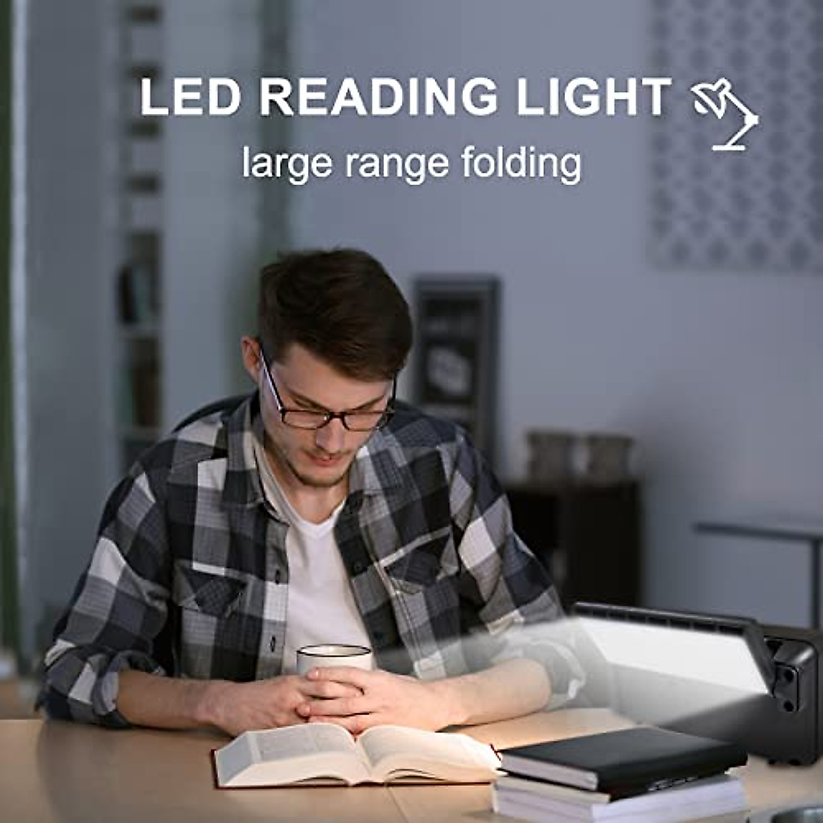 Oncheer Portable FM/AM/SW Radio, Build-in Bluetooth Speaker, Powered by Rechargeable Battery with Solar Panel for Charging, Emergency LED Light, Stretch Antenna, Support TF Card USB Mp3 Player