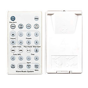 Universal Replacement Remote Control for Bose Sound Touch Wave Music Radio System I II III IV (Without Battery)-White
