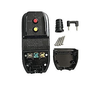 ShockGuard GFCI Replacement Plug Assembly 3-Prongs for Pressure Washer, Inflatable Pool Pump, Above Ground Plug-n-Play hot tub