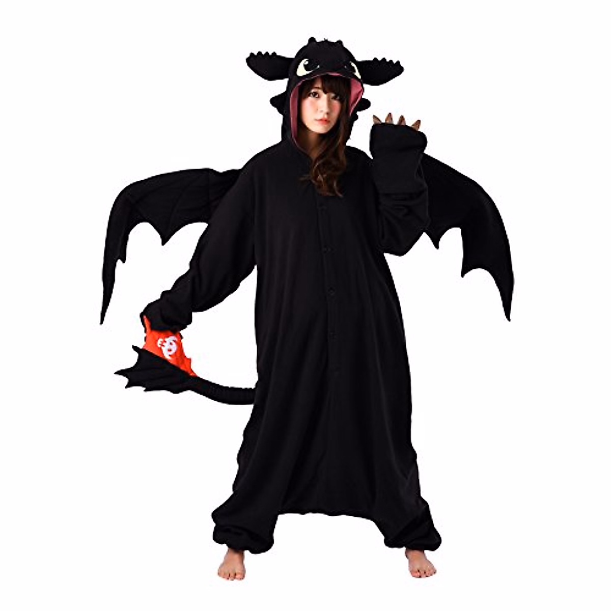 SAZAC Kigurumi - How to Train Your Dragon - Toothless - Onesie Jumpsuit Halloween Costume