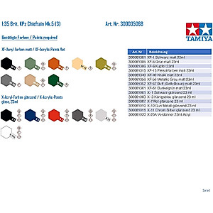 TAMIYA 300035068 35068 BR.Chieftain MK.5 Tank