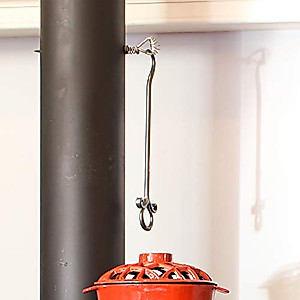 Minuteman International Wrought Iron Damper Pull, Graphite